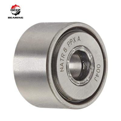 China NATR8-PP-A 8mm Bore Yoke Type Track Roller Bearing OD 24mm for sale