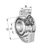 China INA DKLFA40115-2RS Double Direction Angular Contact Ball Bearing Unit 40*72*42mm for sale