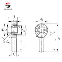 China Wholesale Rod Ends 50mm SIA50ES-2RS Joint Super Precision Bearings SI Add to My Cart for sale