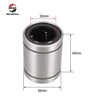 China LM20UU Stainless Steel Material Linear Ball Bearing Rubber Sealed Linear Bushing for sale