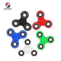 China Low Price Hand Spinner / Tri Fidget Finger Toy with 608-2RS Ceramic Ball Bearings for sale
