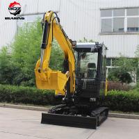 China Chinese R350 Mini Excavator Small Digger Kubota Engine Excavator Micro Digging Machine Mini Digger With Cabin for sale