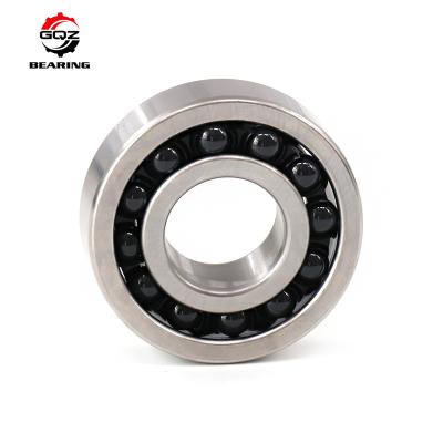 China GQZ 2205 ETN9 Double Row Self-Aligning Ball Bearing 25mm Bore Open Type Fiberglass Nylon Cage Industrial Rolling Bearing for sale