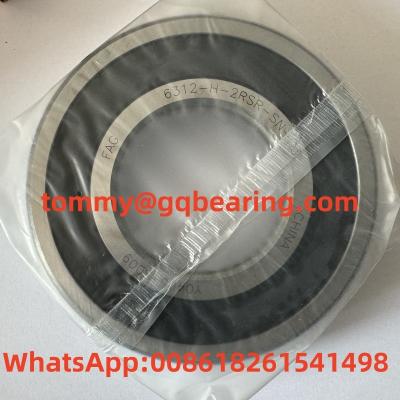 China Steel Sheet Metal Cage FAG 6312-H-2RSR-SN-C3 Deep Groove Ball Bearing 60x130x31mm for sale