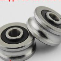 China U Groove SG25-2RS Linear Guide Roller Bearing SG25 for Textile Machinery 8x30x14mm for sale