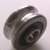 China U Groove SG25-2RS Linear Guide Roller Bearing SG25 for Textile Machinery 8x30x14mm for sale