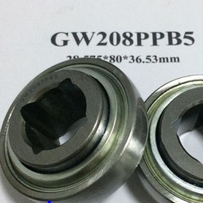 China GW208PPB5 Square Hole Agricultural Bearing W208PPB5 Automotive Bearing for sale