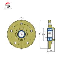 China Vaderstad Disc Harrow Agricultural Machinery PL140 Agri Hub Bearing with 21.2kN Basic Static Load Rating for sale