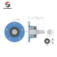 China IL60-140/5T-M27*2 Agri Hub Bearing For Vaderstad Disc Harrow Agricultural Machinery for sale