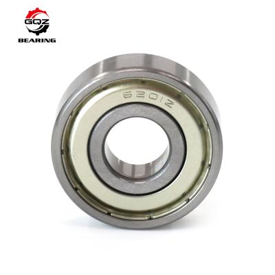 China 6201  6201-2Z/C3 Deep groove Ball Bearing 6201ZZ Single row Chrome Steel bearings 12x32x10mm for sale