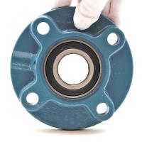 China SSUCF205 Stainless Steel 4‑Bolt Flange Pillow Block Bearing Unit 25mm Bore SSUC205 Insert for sale