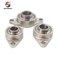 China GQZ P203 Two-Bolt Cast Iron Pillow Block Housing Matched For UC203 Insert Ball Bearing for sale