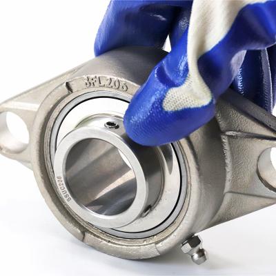 China SSUCLF206 Pillow Block Bearing UCFL 206  Stainless Steel oval flange ball bearing unit for sale