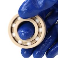China 6205 Plastic Bearing PEEK Races Retaine with ZrO2 Balls Deep Groove Ball Bearings 25x52x15 mm for sale