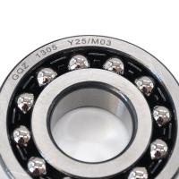 China Double Row Stainless Steel S1305 1305 Self-aligning Ball Bearing Without Seal bearings 25x62x17mm for sale