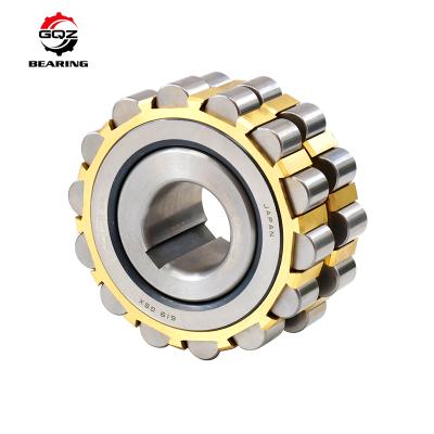 China GQZ NU312 single row cylindrical roller bearing with NU structure, outer ring double ribs, inner ring rib-free separable design, high load capacity for medium speed heavy load industrial equipment for sale