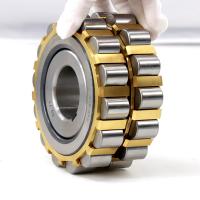 China GQZ NU312 single row cylindrical roller bearing with NU structure, outer ring double ribs, inner ring rib-free separable design, high load capacity for medium speed heavy load industrial equipment for sale