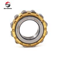 China GQZ NU312 single row cylindrical roller bearing with NU structure, outer ring double ribs, inner ring rib-free separable design, high load capacity for medium speed heavy load industrial equipment for sale
