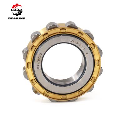 China GQZ NJ 212 EM1 Single Row Cylindrical Roller Bearing 60×110×22mm Roller-Guided Solid Brass Cage for sale