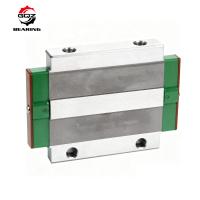China Square Block HGH25CA Guide Block Linear Ball Bearing , Linear Slide Bearings 23x48x40mm for sale