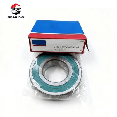 China 6206-2RZTN9/HC5C3WT P0 Ceramic Deep Groove Ball Bearing Elevator Parts with High Durability for sale
