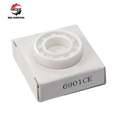 China High Speed  6901CE Full Ceramic Ball ZrO₂ 6901 6901 CE Miniature Deep Groove Ball Bearing Size 12x24x6mm for sale