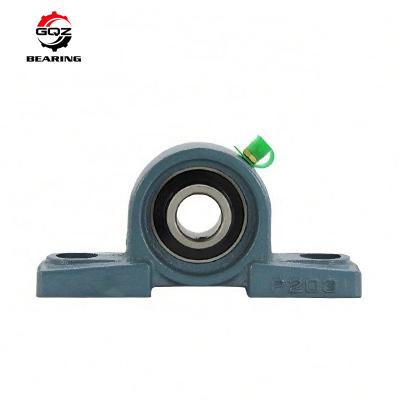 China UCP203 UCP Series 17mm Chrome Steel UC203 Insert Ball Bearings With P203 Pillow Block Housing for sale