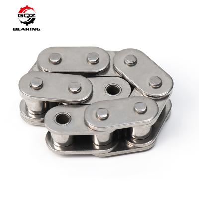 China Standard Precision C2040 25.4mm Stainless Steel Anti Corrosion Pitch Roller Chain For Conveyor Industrial Use for sale
