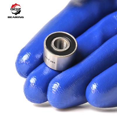 China 30/7 2RS Miniature Angular Contact Ball Bearing Double Row 7x19x10 Mm For Compact Precision Equipment for sale