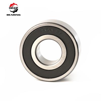 China High Precision 5203 Double Row Angular Contact Ball Bearing 5203-2RS For Machinery 17x40x17.5mm for sale
