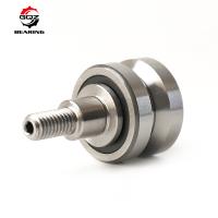 China FR22 V Groove Eccentric Guide Roller Bearing 9x22x37mm with Chrome Steel Construction for Precision Eccentric Adjustment for sale