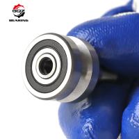 China FR22 V Groove Eccentric Guide Roller Bearing 9x22x37mm with Chrome Steel Construction for Precision Eccentric Adjustment for sale