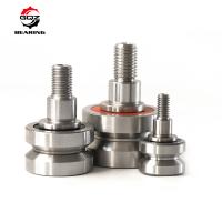 China FR32 EU V-Groove Cam Follower Track Roller Bearing 20x58x30mm in Chrome Steel for Precision Guide Systems for sale