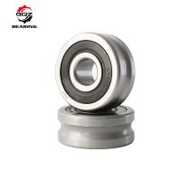 China GQZ LR604 Miniature Yoke Track Roller Bearing 4×13×4mm Single Row Ball Type Guide Roller for sale