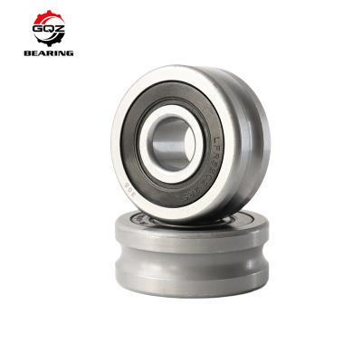 China GQZ LR604 Miniature Yoke Track Roller Bearing 4×13×4mm Single Row Ball Type Guide Roller for sale