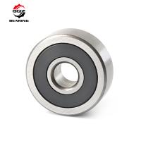 China GQZ 6205-2NSE Single Row Deep Groove Ball Bearing 25×52×15mm Double Contact NBR Rubber Sealed for sale
