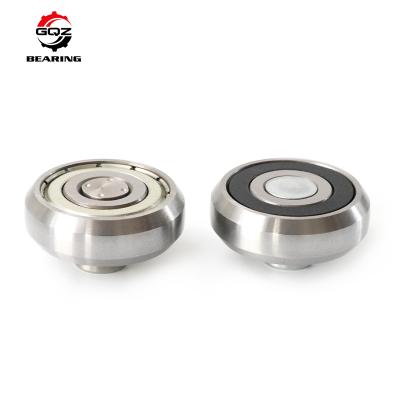 China GQZ NUKR90 Concentric Stud Type Track Roller Bearing 90mm OD Double Row Full Complement Cylindrical Roller for sale