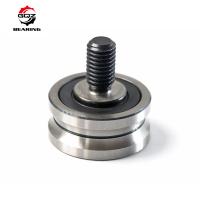 China Chrome Steel SG25 Deep U-Groove Wheel Pulley Track Roller Bearings SG25N for Textile Machine for sale