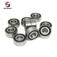 China MR63-2RS MR63RS MR63 2RS Rubber Sealed Chrome Steel Size 3x6x2.5mm Deep Groove Ball Bearing for sale