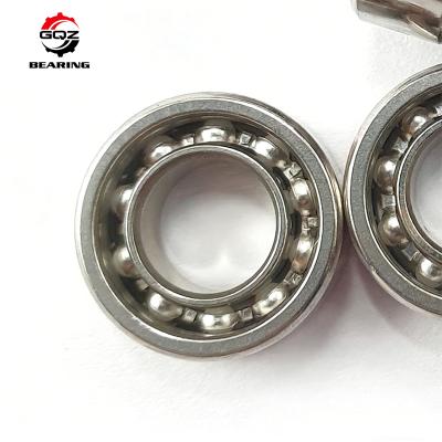 China SR188 R188 Stainless Steel Hybrid  Ceramic Ball Bearing 10 Zirconia Balls SS Ribbon Retainer 6.35x12.7x4.762 mm for sale