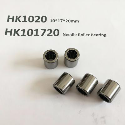 China HK101720 / HK1020 / TA1020Z Drawn Cup Needle Roller Bearing With Open End 10*17*20mm for sale