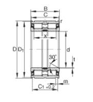 China SL045005-PP-2NR  CHROME STEEL CYLINDRICAL ROLLER BEARING WITH HIGH RADIAL LOAD CAPACITY for sale