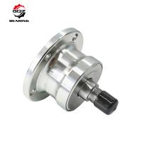 China GQZ W211PPB3 Spherical Outer Square Bore Agricultural Ball Bearing 38.887mm Square Shaft 100mm Outer Diameter Triple Lip Seal for sale