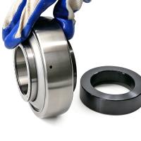 China GN203KRRB Agricultural Bearing Unit 17mm Bore Spherical OD Extended Inner Ring for Disc Harrow for sale
