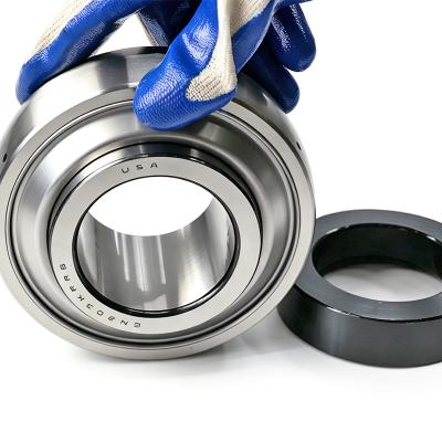 China GN203KRRB Agricultural Bearing Unit 17mm Bore Spherical OD Extended Inner Ring for Disc Harrow for sale