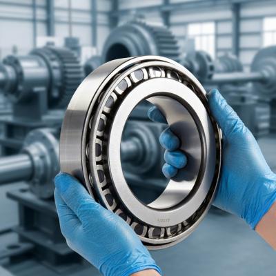China Bicycle Hub Big Dia Light Cone Roller Bearings 32210 Single Row P6 Precision Rating Conical Tapered Roller Bearings for sale