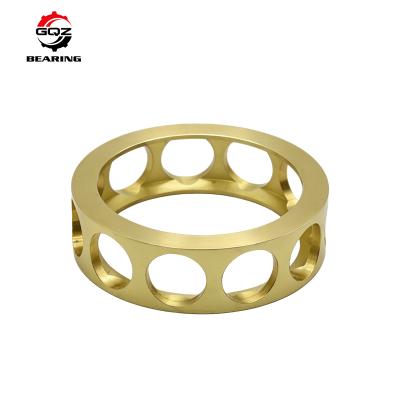 China High Precision Brass Cage for Angular Contact Ball Bearings Copper AC Bearing Cage for sale