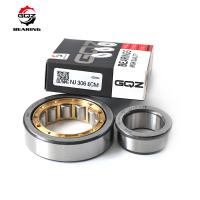 China NJ306 ECM Cylindrical Roller Bearing 30x72x19mm with Brass Machined Cage Reinforced Design for sale