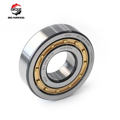 China GQZ N207E Single Row Cylindrical Roller Bearing High Load Capacity Roller Bearing for Engineering Equipment & General Industrial Rotating Shaft for sale