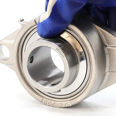 China GQZ SUCFL 210 Stainless Steel 304  Rust Proof  | GQZ Corrosion Resistant Pillow Block Bearing Unit for sale